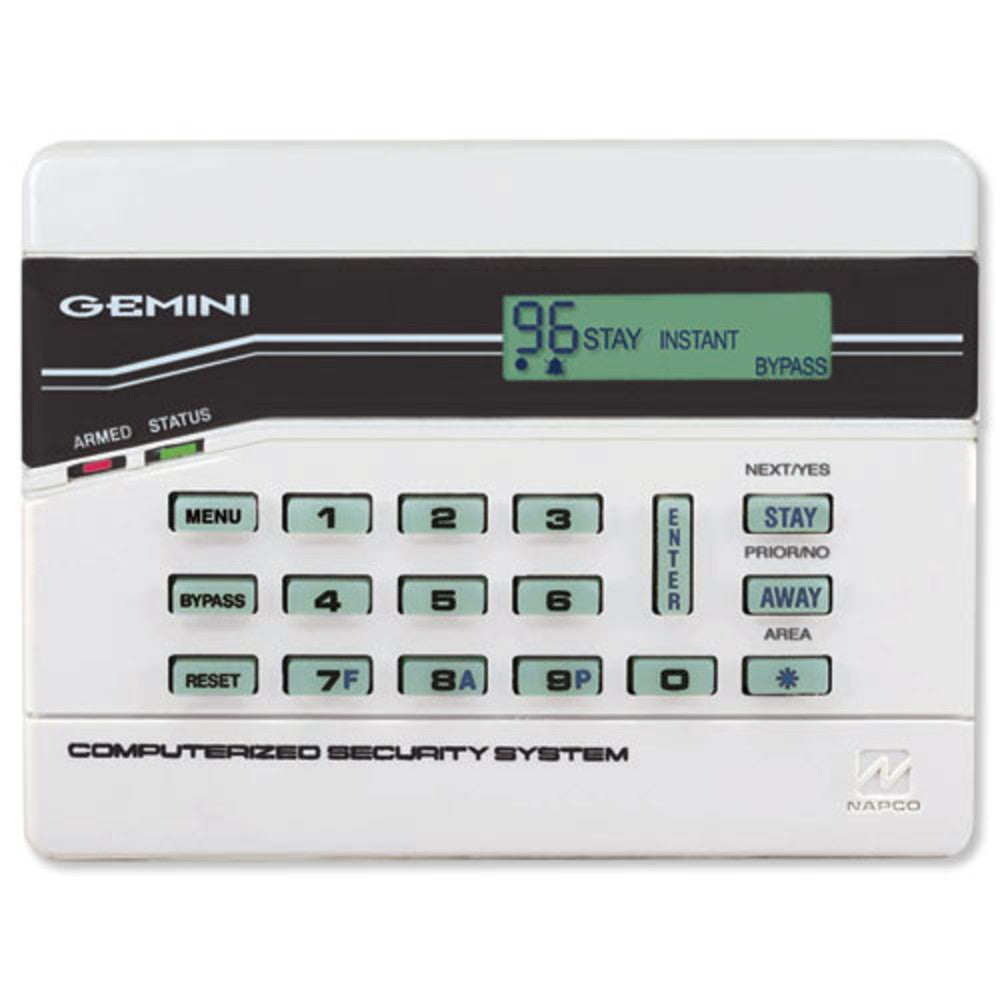 Napco Gemini LCD Keypad with Built-In RF Receiver – Ezlo - Property ...