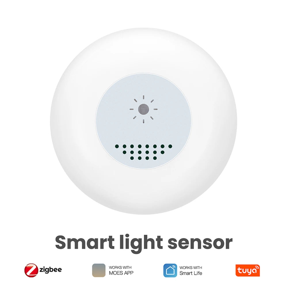 Tuya Zigbee Smart Light Sensor Luminance Sensor APP Control Brightness ...